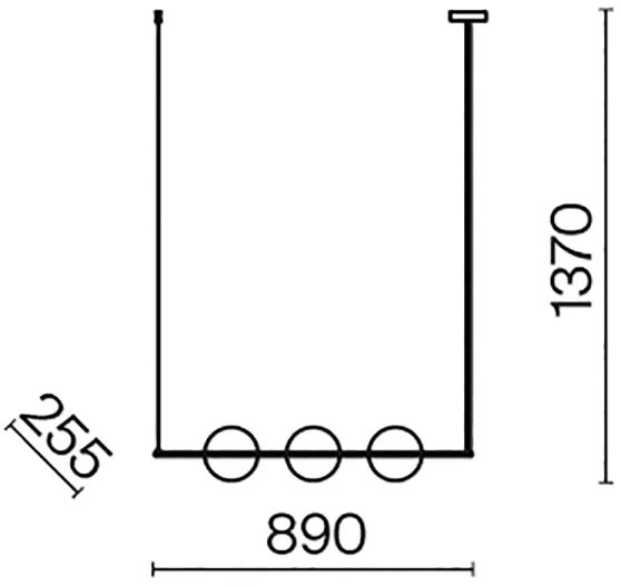 Maytoni MOD221PL-03N - Lustr na tyči ERICH 3xE14/40W/230V chrom
