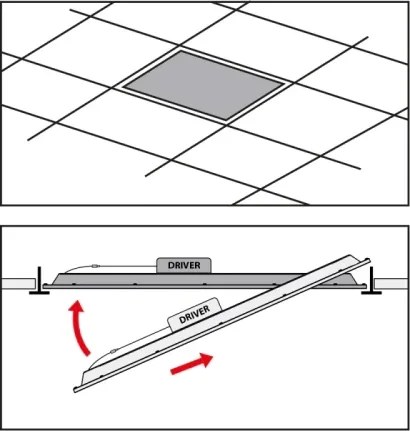 LED panel McLED Office 6060 UGR<19 Backlit 30W 4000K neutrální bílá ML-413.557.32.0