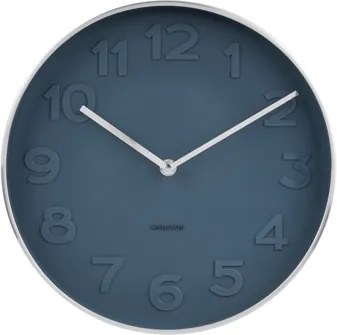 Nástěnné hodiny Luck 27,5 cm, modrá