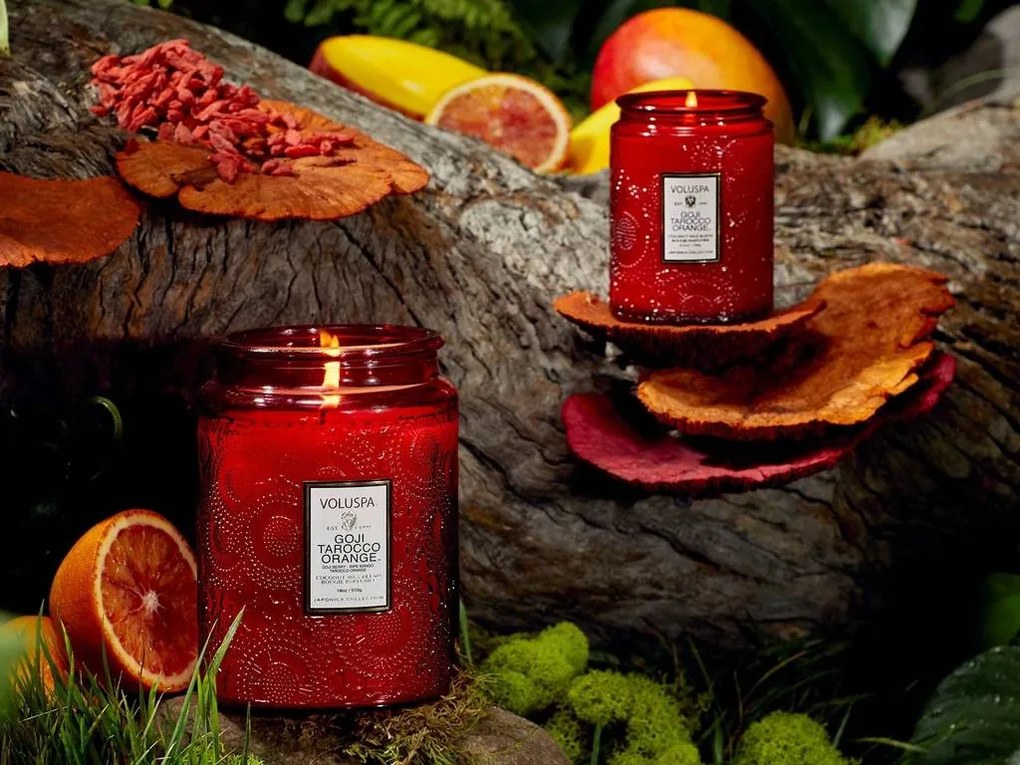 Voluspa svíčka Goji Tarocco Orange, 510 g