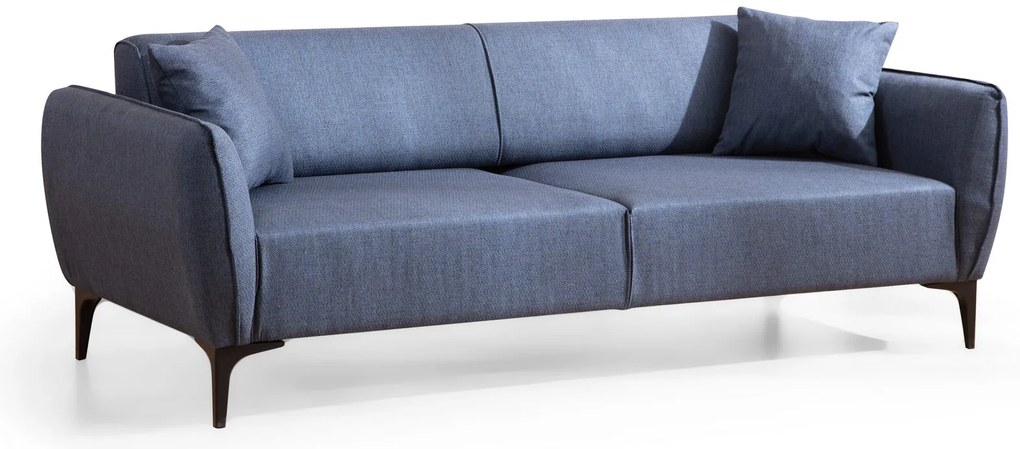 Hanah Home Třímístná pohovka BELISSIMO modrá 220 cm 560ARE1361