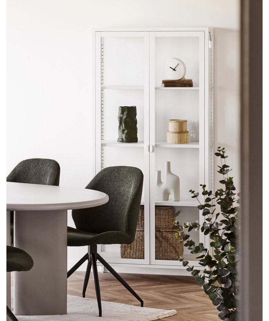 House Nordic Keramická váza VASE zelená