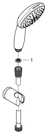GROHE 27950001 - Sprchový set VITALIO START 110 lesklý chrom