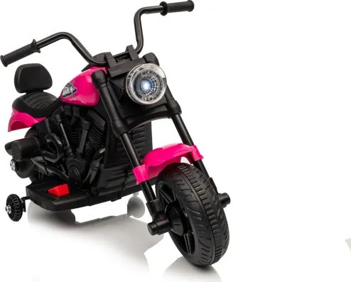 Elektrická motorka STAR růžová
