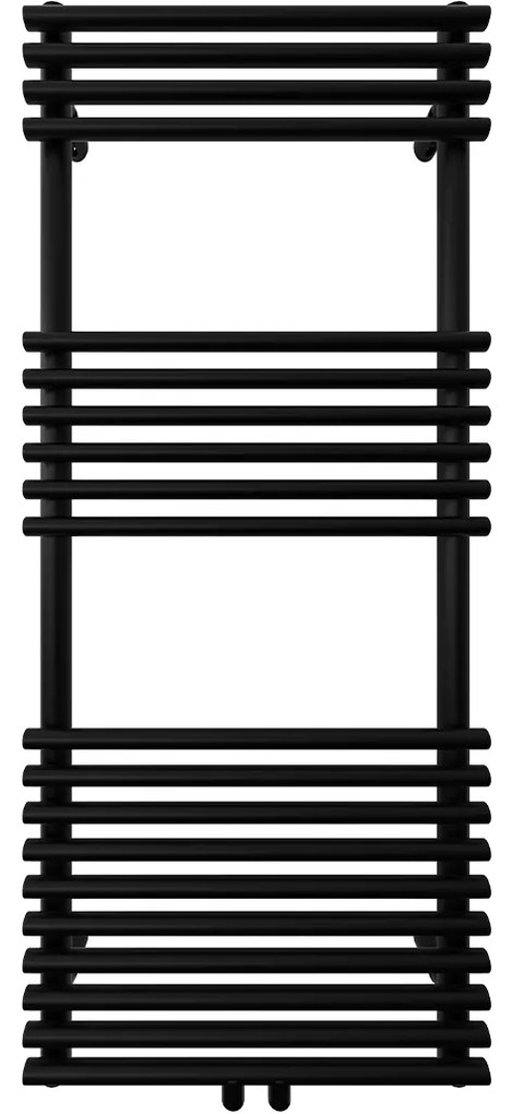 CERANO - Topné těleso Mathilda - kombinovaný D5 - 545W - černá matná - 1200x500 mm