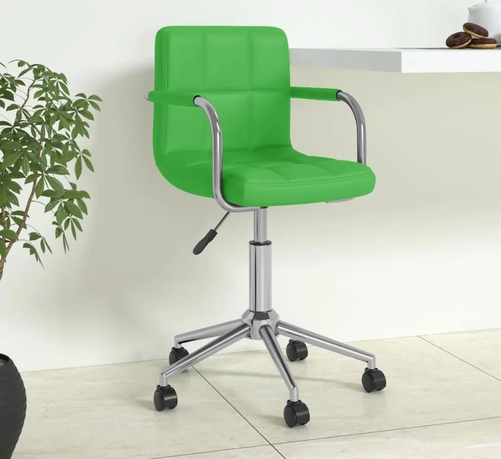 vidaXL Otočná kancelářská židle umělá kůže [334816] Barva: Černá