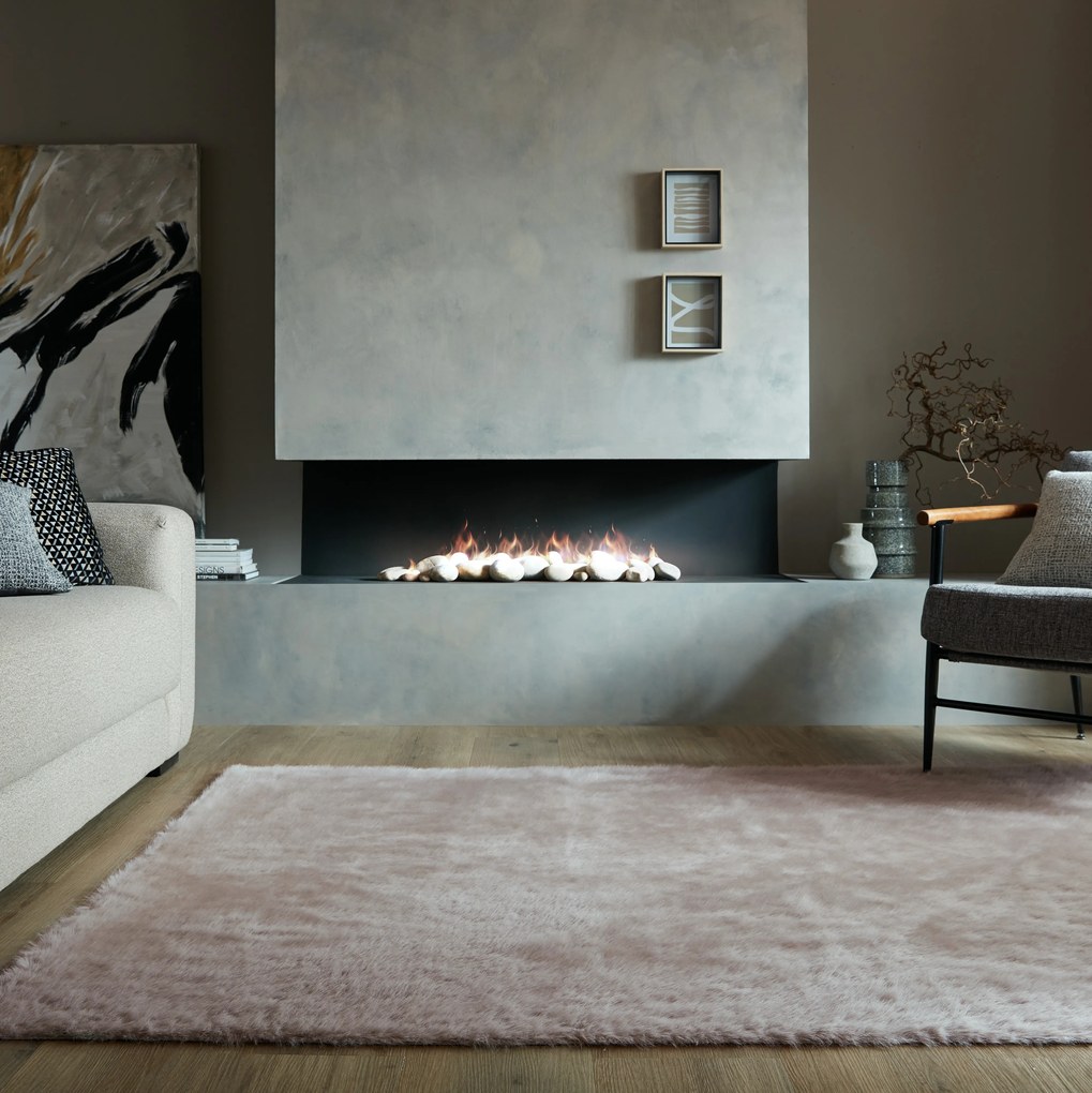 Kusový koberec Alpine Faux Fur Soft Grey, 80x150, šedá, obývacia izba, Flair Rugs