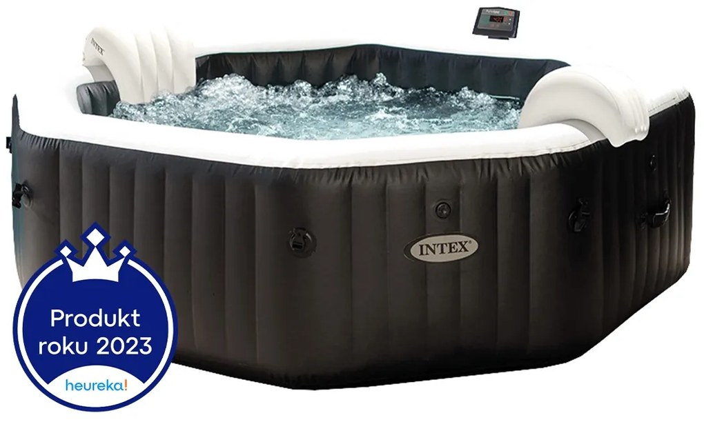 Intex 28458 PureSpa Jet & Bubble Deluxe Octagon