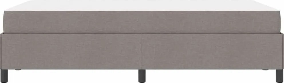 Postel s boxspringem Taupe 120 x 190 cm textil 3398847