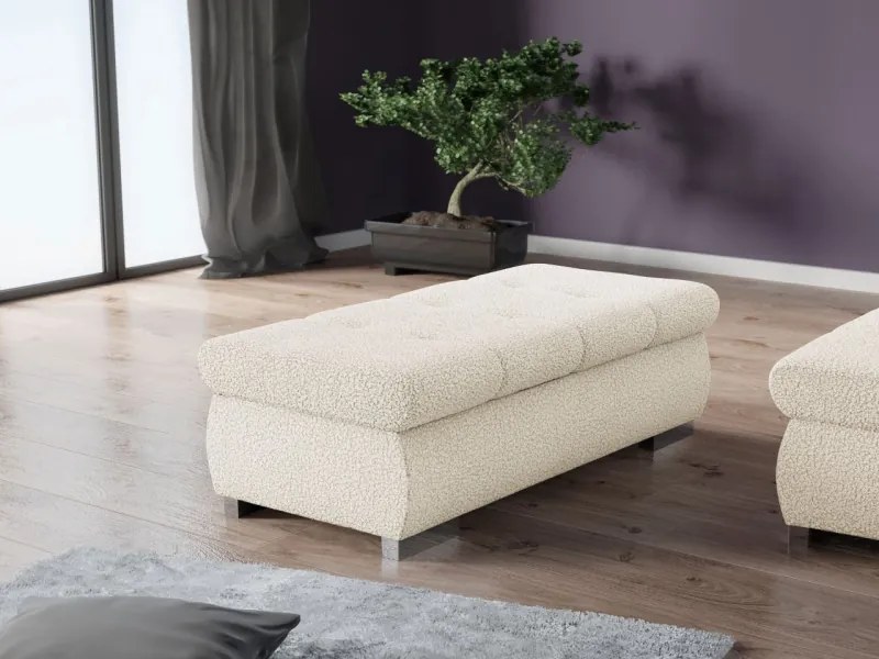 Čalouněný taburet Herkules velký, Potah: Manza 01