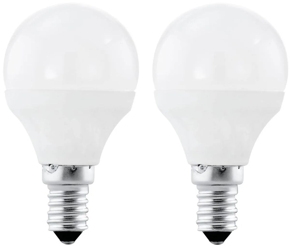 Sada 2 x LED žárovka P45, E14, 4 W, teplá bílá Eglo EGLHTEN 10775
