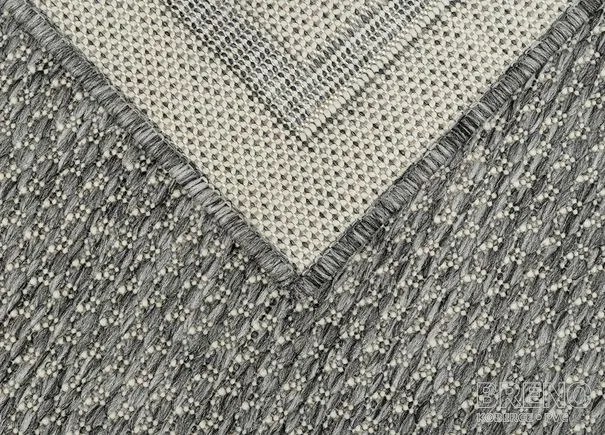 Breno Kusový koberec CASA 603 silver, 80x150 cm, Stříbrná/Šedá