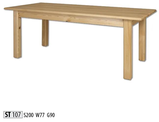 HMmax Jídelní stůl ST 107 Barevné provedení dřeva: natural - přírodní