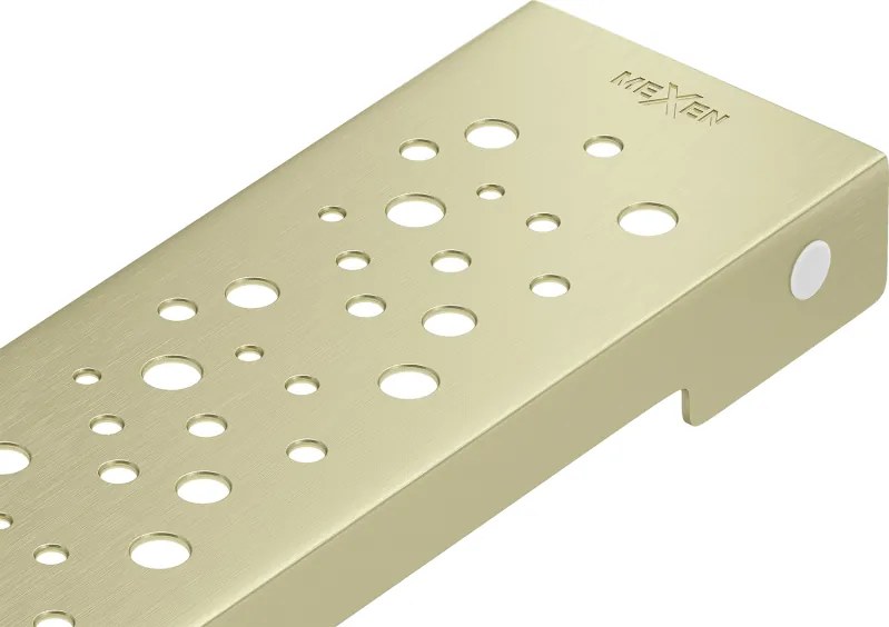 Mexen Flat M12 krytka žlabu 100 cm, zlatá matná, 1A21100