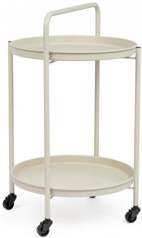 BIZZOTTO Zahradní vozík AUSTIN krémový ø44,5 cm