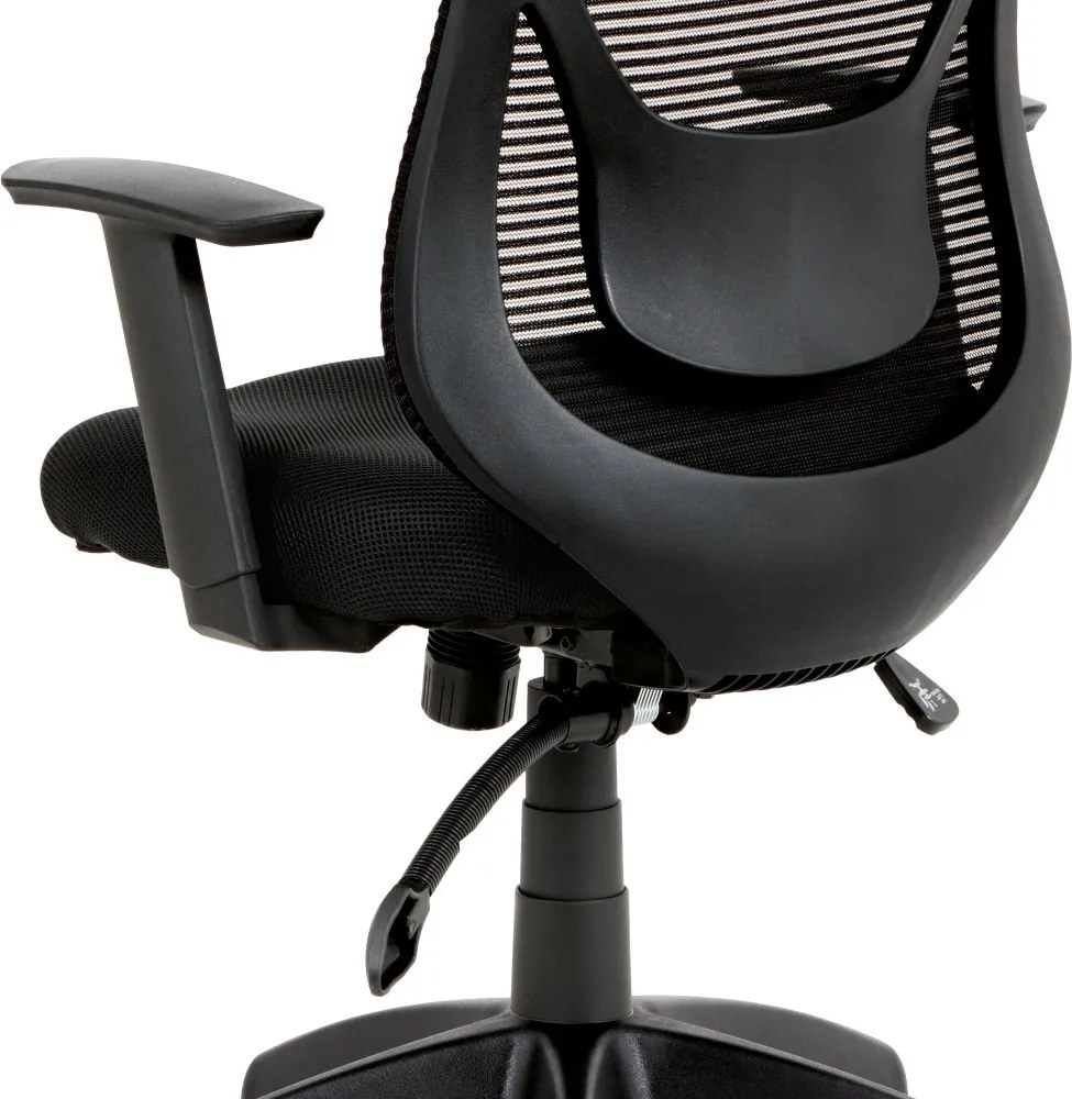 Kancelářská ergonomická židle ALBERT — látka, černá