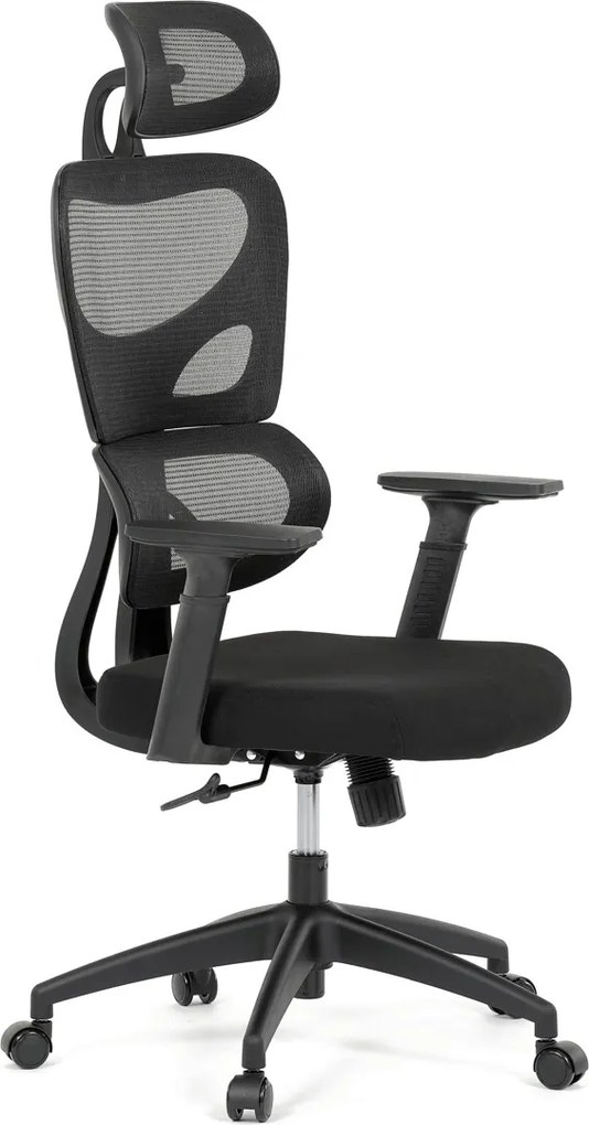 Ergonomická kancelářská židle LEXON - černá síťovina