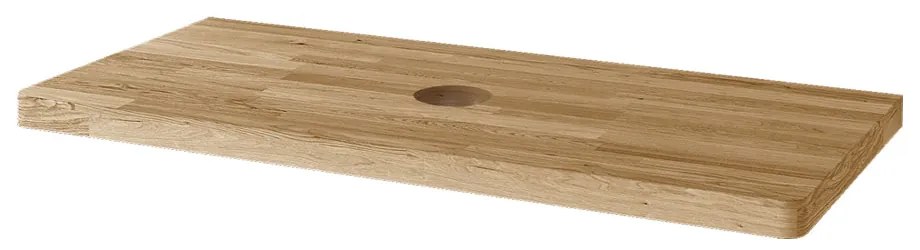 Mereo Siena koupelnová deska 60 cm dub masiv CN480D
