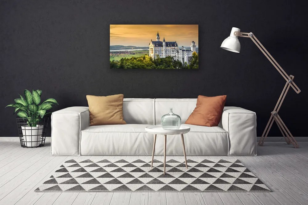 Obraz na plátně Palác Hory Krajina 100x50 cm