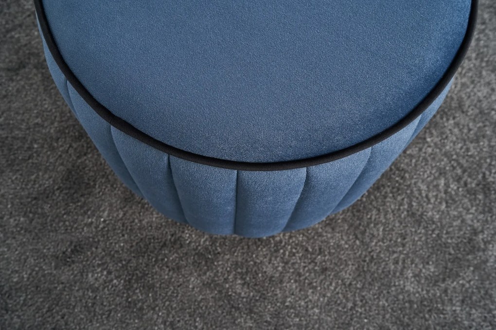 Atelier del Sofa Taburet Lindy Puf - Blue, Modrá