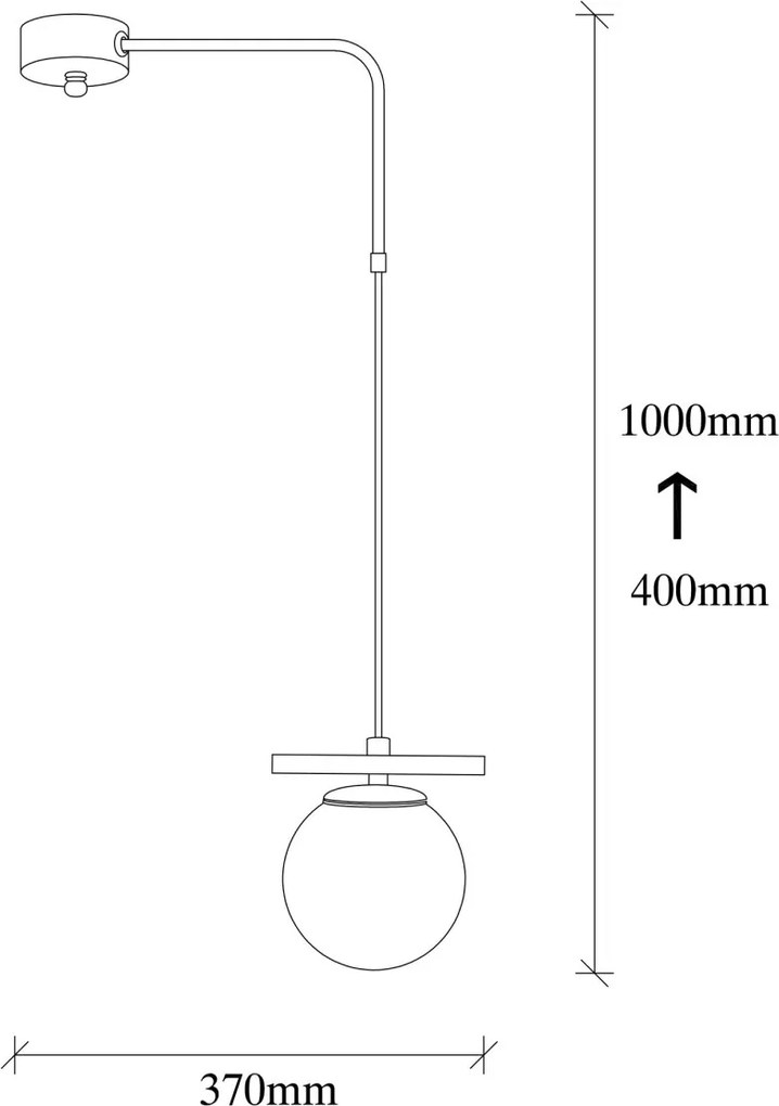Stropní svítidlo UZUM III černé