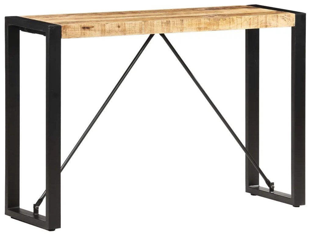Konzolový stolek 110 x 35 x 76 cm masivní mangovníkové dřevo 285945