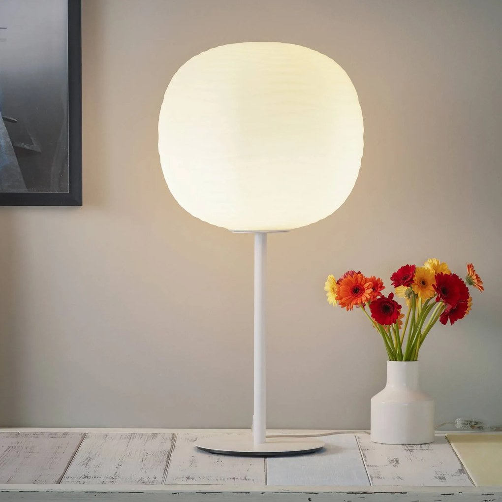 Foscarini Gem tavolo alta stolní lampa, bílá