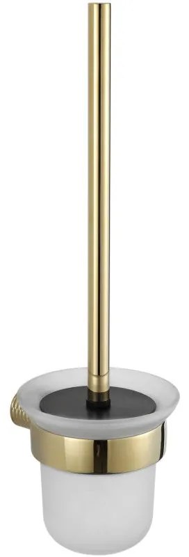 Mexen Base, záchodový wc kartáč, zlatý lesklý, 7088250-50