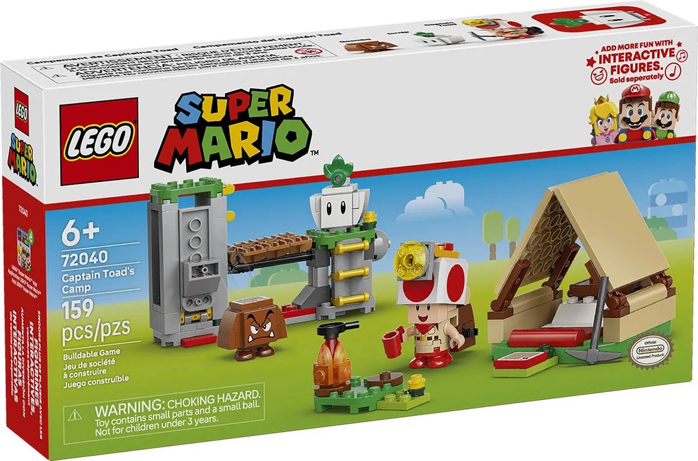 LEGO SUPER MARIO Captain Toad a jeho tábor 72040 STAVEBNICE 2272040