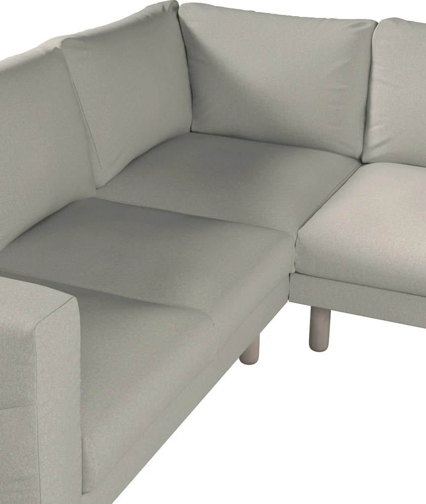 Potah na pohovku IKEA Norsborg rohová 4-místná barva béžová látka pletený vzor
