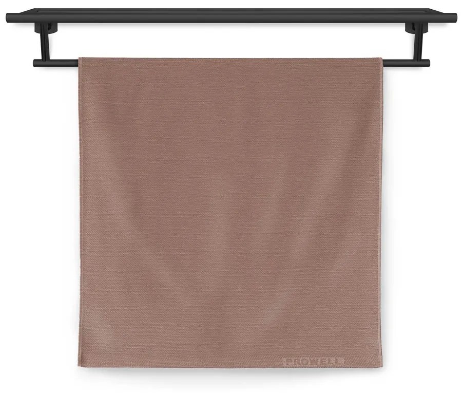 Ručník Veba PROWELL hladký světlá hnědá Velikost: 50x100 cm