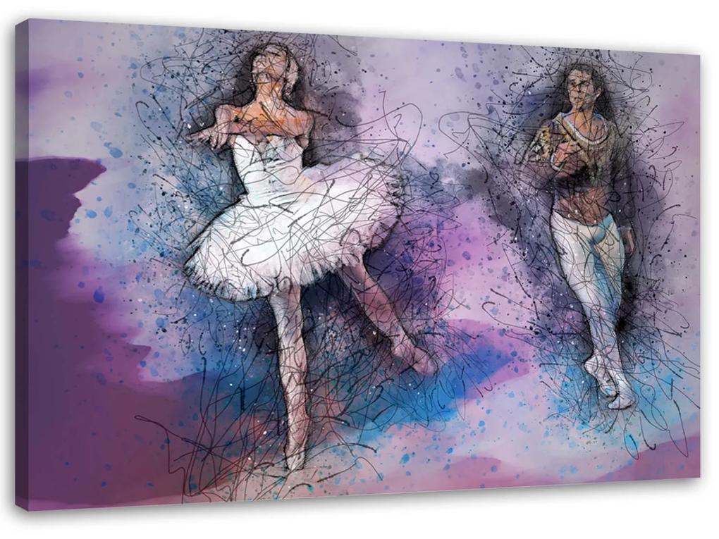 Gario Obraz na plátně Pár tančící balet Rozměry: 60 x 40 cm