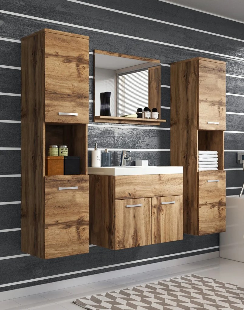 Sestava koupelnového nábytku Montreal XL dub wotan