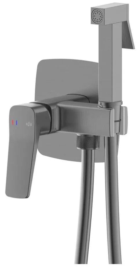 KFA Armatura 4529-512-61-Bidet. baterie se sprškou pro pod. ins. MALAGA met.šedá 4529-512-61