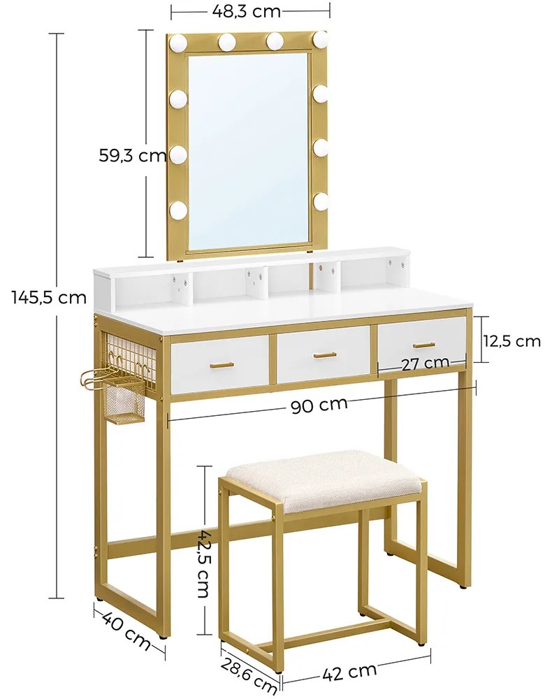 Toaletní stolek Marilyn Compostella