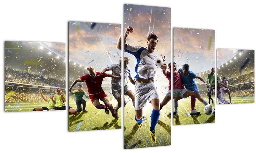 Obraz - Fotbal (125x70 cm)