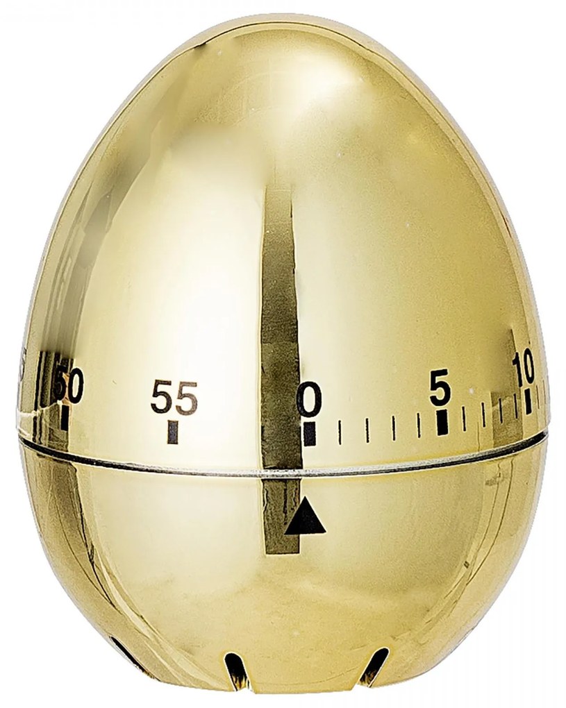 Bloomingville Kuchyňská minutka - Golden Egg, zlatá barva, plast