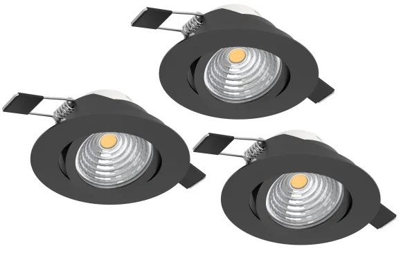 Eglo 900747 - SADA 3x LED Stmívatelné podhledové svítidlo SALICETO LED/6W/230V