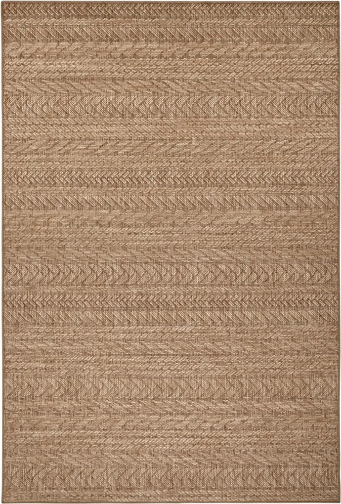 80x150 Kusový koberec Forest 103995 Beige/Brown – na ven i na doma