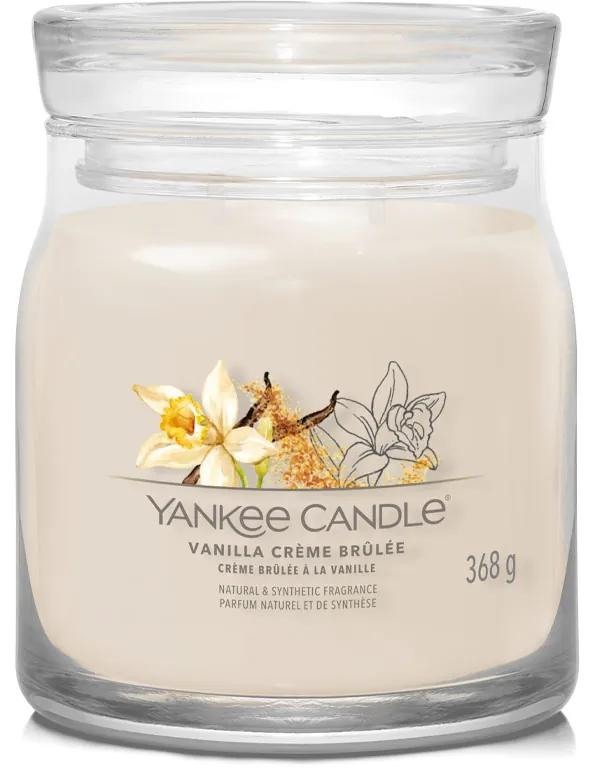Yankee Candle – Signature svíčka Vanilla Creme Brulee (Vanilkový krém) Velikost: velká 567 g