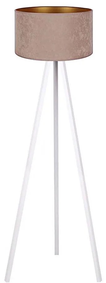 Brilagi - Stojací lampa VELVET 1xE27/60W/230V bílá/béžová AS0465+DU82573