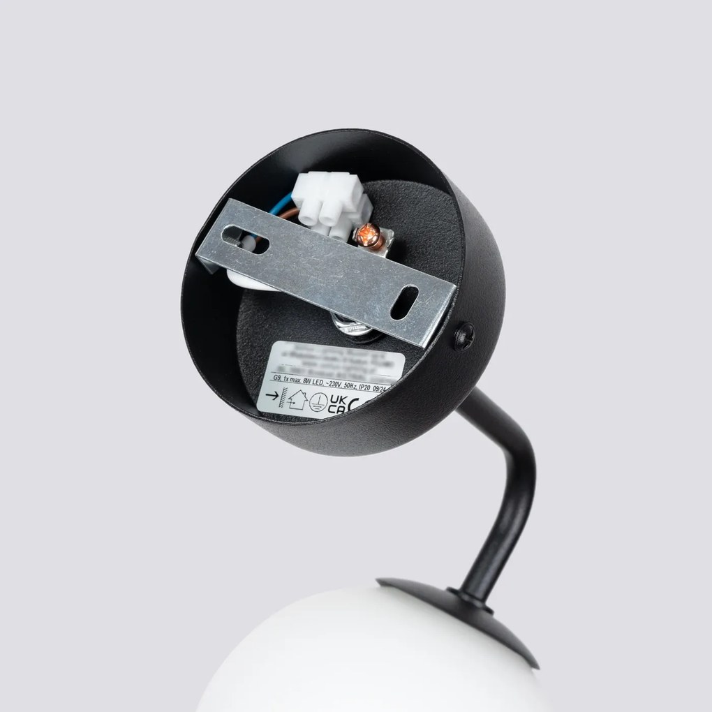 Sollux Lighting Nástěnné svítidlo ASTRAL 1 černé