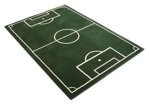 Dětský zelený koberec Hanse Home Football Field, 190 x 280 cm
