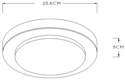 Lucide 79179/12/70 - LED Stropní koupelnové svítidlo DIMY LED/12W/230V