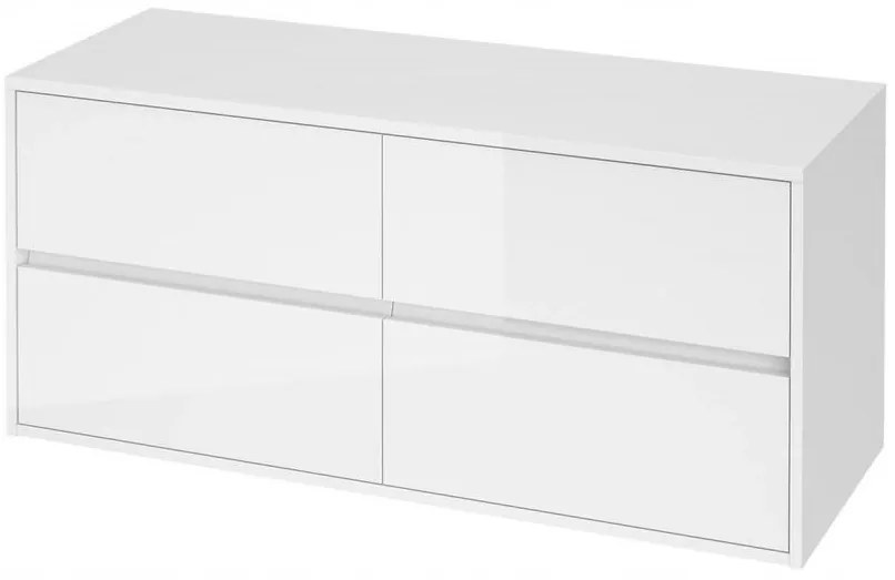 Cersanit Crea, skříňka pod umyvadlo s deskou 120cm, bílá, S931-002