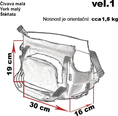 Iridog Cestovní taška pro psy