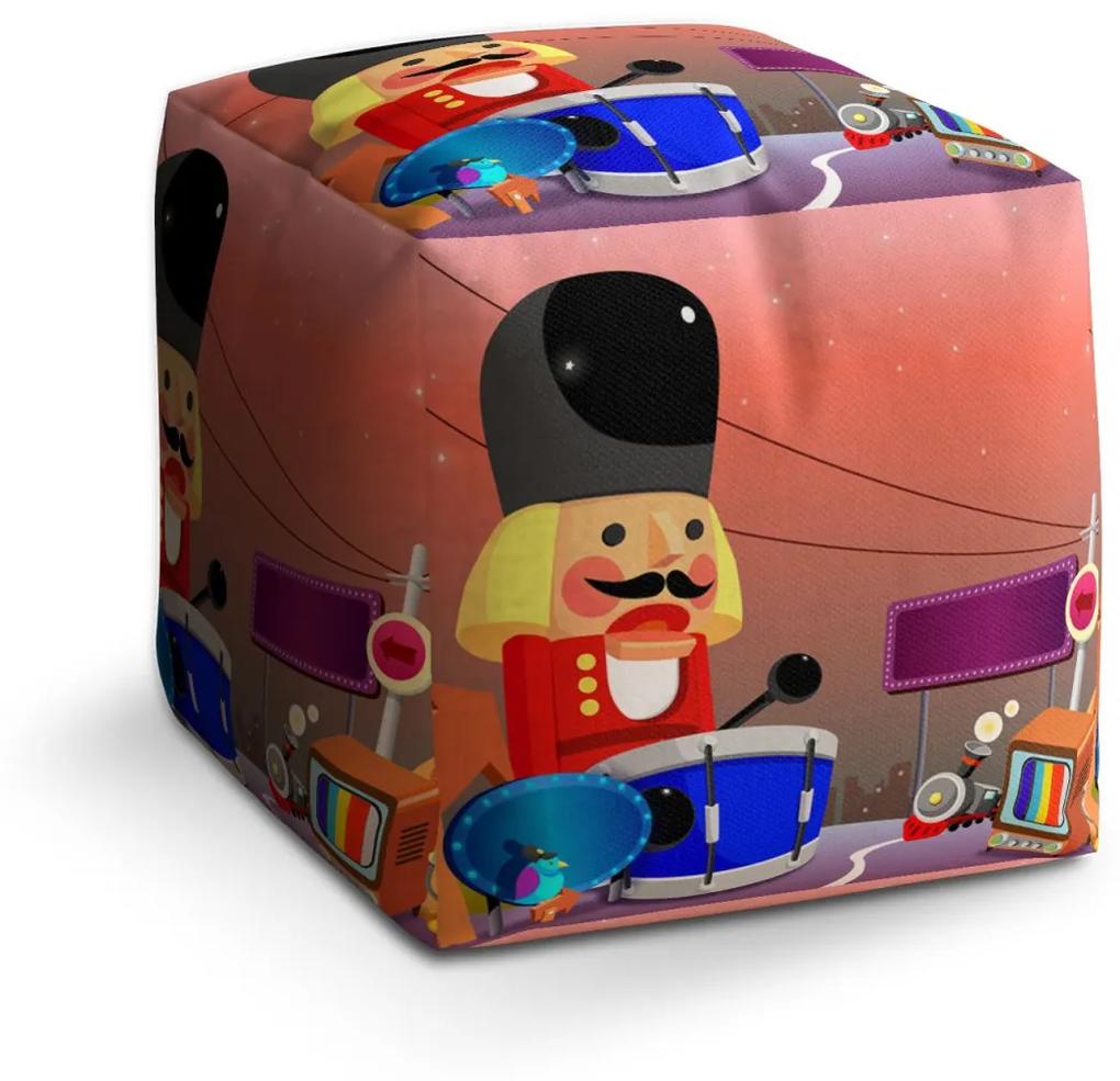 Sablio Taburet Cube Bubeníček: 40x40x40 cm