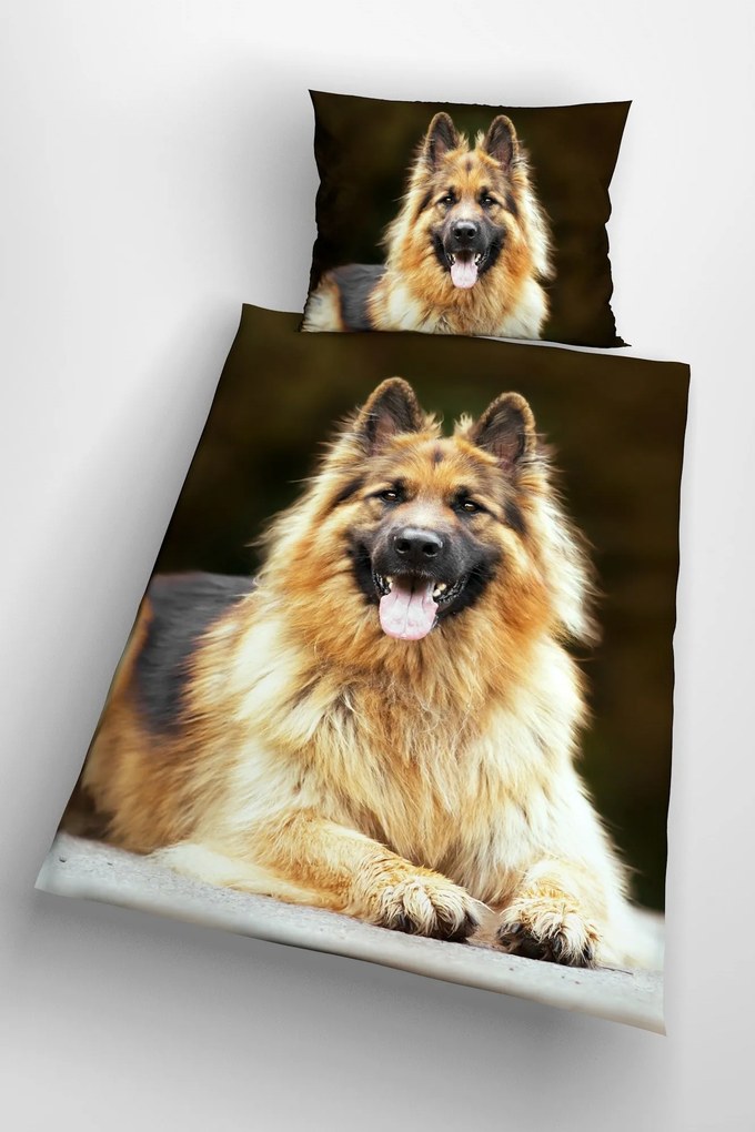3d povlečení s německým ovčákem - Alsatian Alsatian 140x200 cm
