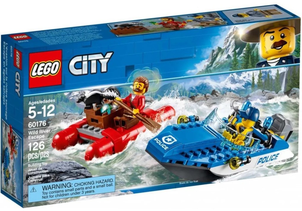 Lego city 60176 útěk na divoké řece