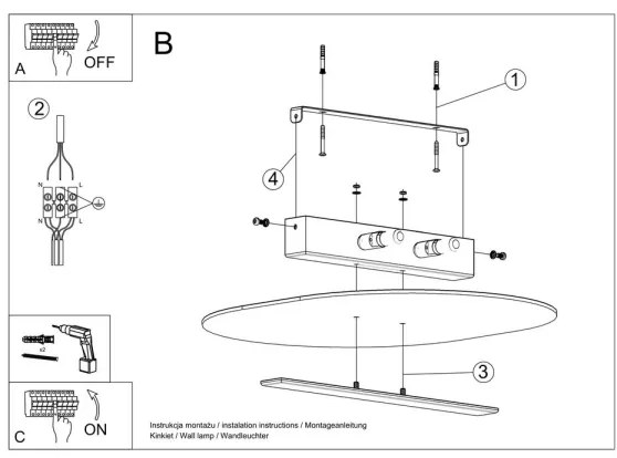 Sollux SL.1005 - Stropní svítidlo SALIA 2xG9/40W/230V
